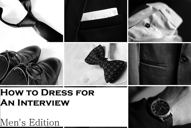 How to Dress for An Interview — Men’s Edition | by ZALORA | Medium