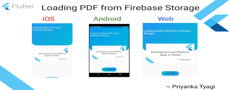 Loading PDF file from Firebase Storage in Flutter App (Android, iOS & Web) | by Priyanka Tyagi ...