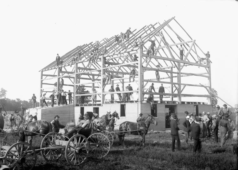 What We Can Learn From Barn Raising | by Vicki Matthews-Arszman ...