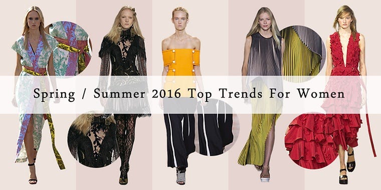Spring / Summer 2016 Top Trends For Women | by Toni Quiogue | THREAD by ...