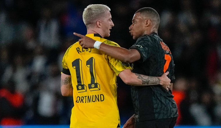 Paris Saint-Germain and Borussia Dortmund Combined XI Before The UCL Semis | by edison pellumbi ...