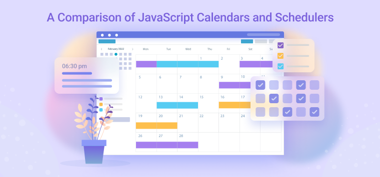 A Comparison of JavaScript Calendars and Schedulers | by Webix ...
