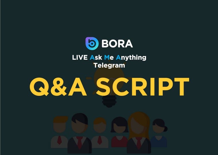 BORA ‘AMA’ Q&A Summary | by BORA | BORA | Medium