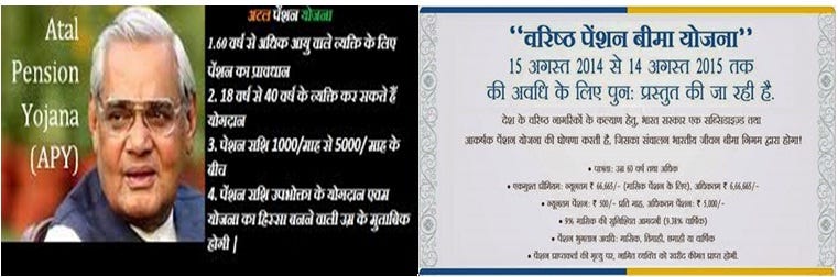 Difference Between Atal Pension Yojana (APY) vs Varishtha Pension Bima ...