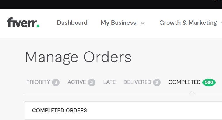 500 Orders on Fiverr: a 2 Year Freelance Writing Business Milestone ...