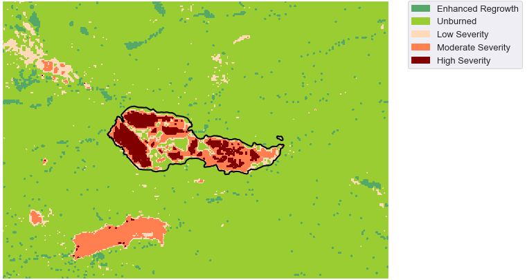 Calculate the Normalised Burn Ratio (NBR) using Landsat 8 remote ...