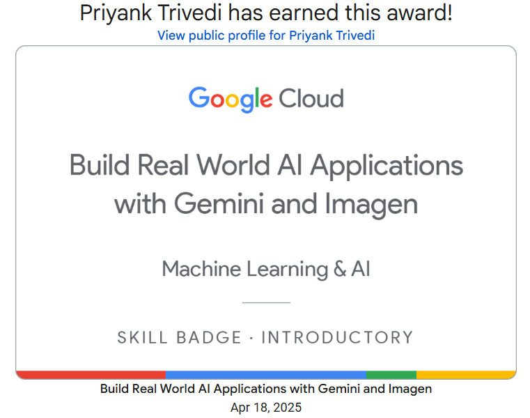 Building Real-World AI Applications with Gemini & Imagen on Vertex AI | by Priyank Trivedi | Apr ...