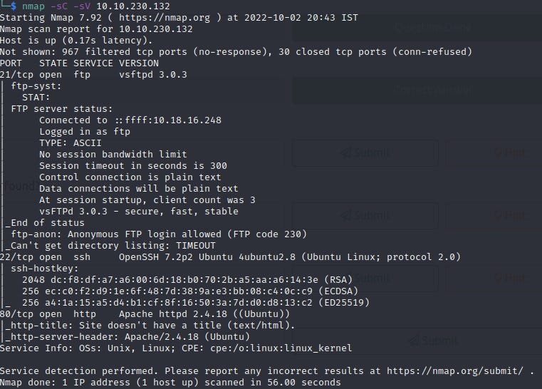 TryHackMe | Bounty Hacker. Hey, I am back with another write-up. | by anuragtaparia | Medium