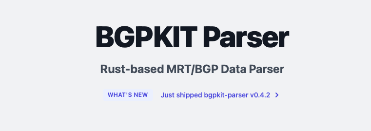 Introducing BGPKIT Parser. BGPKIT Parser: an open-source… | by Mingwei Zhang | BGPKIT | Medium