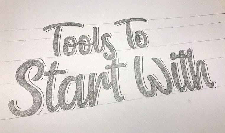 Tools I Used to Start Lettering. When you scroll through your feed and ...