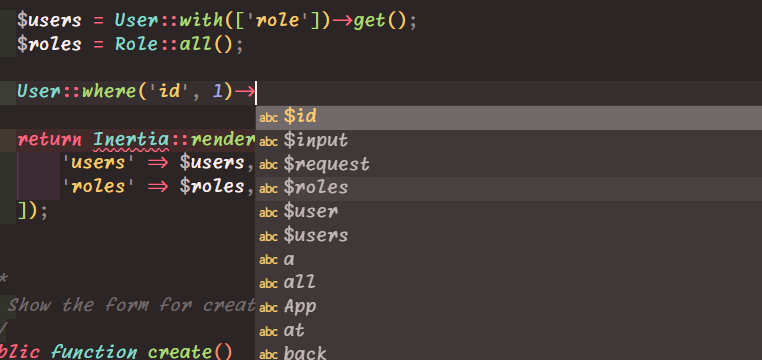 Autocomplete model methods in vscode - Caresle - Medium