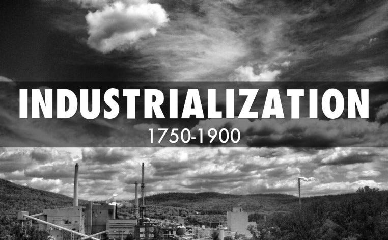 Environment & Industrialization — Evidence from 1750s to 1900s | by ...