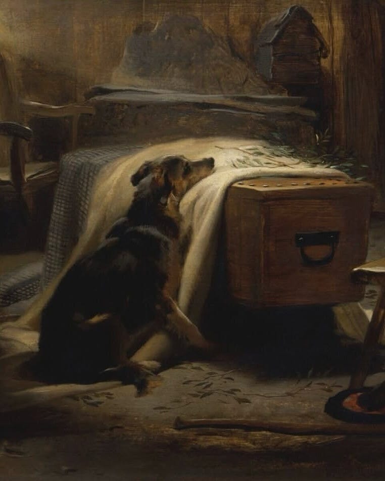 EDWIN LANDSEER - THE OLD SHEPHERD’s CHIEF MOURNER, 1837 | by ...