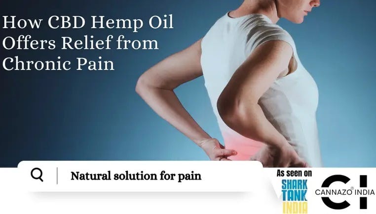 Exploring the Potential of CBD Oil for Chronic Pain Relief | by ...