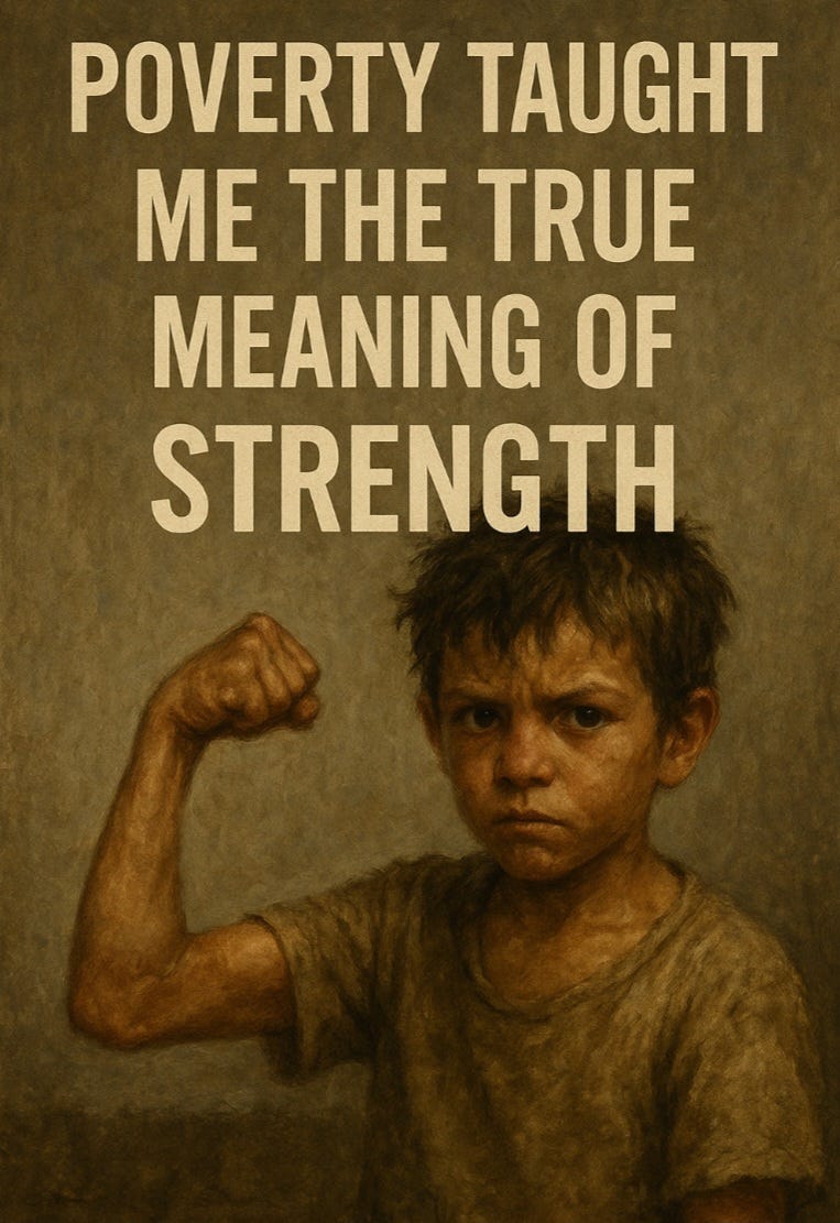 How Growing Up Poor Taught Me the Real Meaning of Strength …💥 | by ...