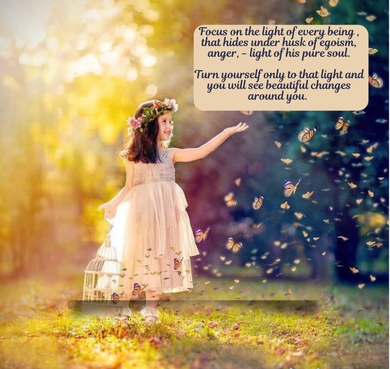 Focus on inner light of every single being… | by Gracefulsol | Medium