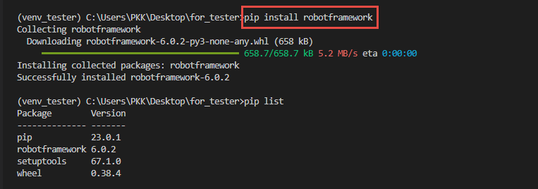 Setup Robot framework - Preechaik - Medium Setup Robot framework - Preechaik - Medium