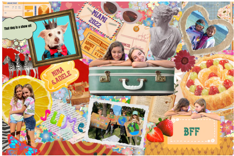Scrapbook Wall Art - Artdingo - Medium