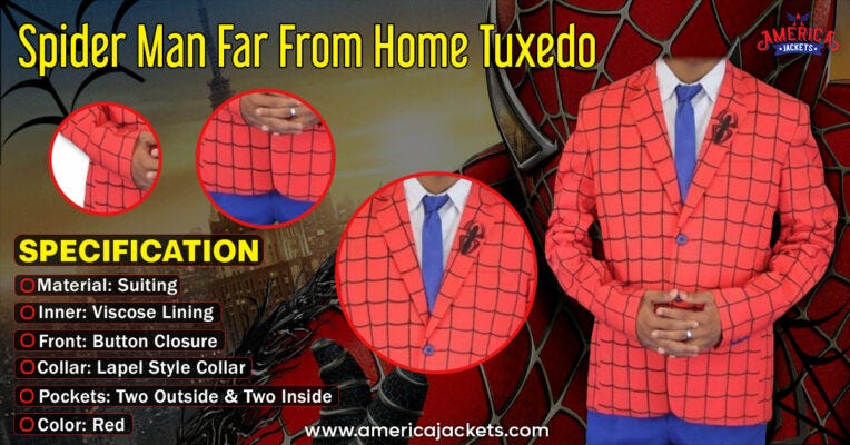 Spiderman Prom Suit. Stepping into the spotlight with a… | by Antonio ...
