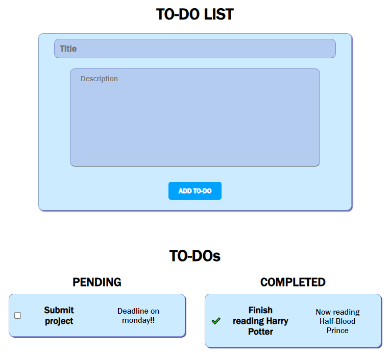 Building a Dynamic To-Do List: My Oasis InfoByte SIP Experience | by Pavan K S Bhat (Pavan ...