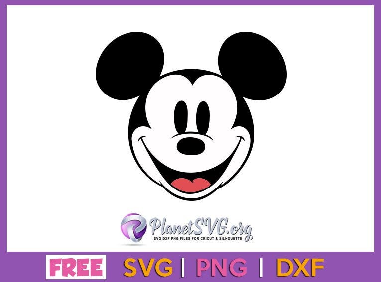 Mickey Open Arms Silhouette SVG Free Download Cut File for Cricut ...