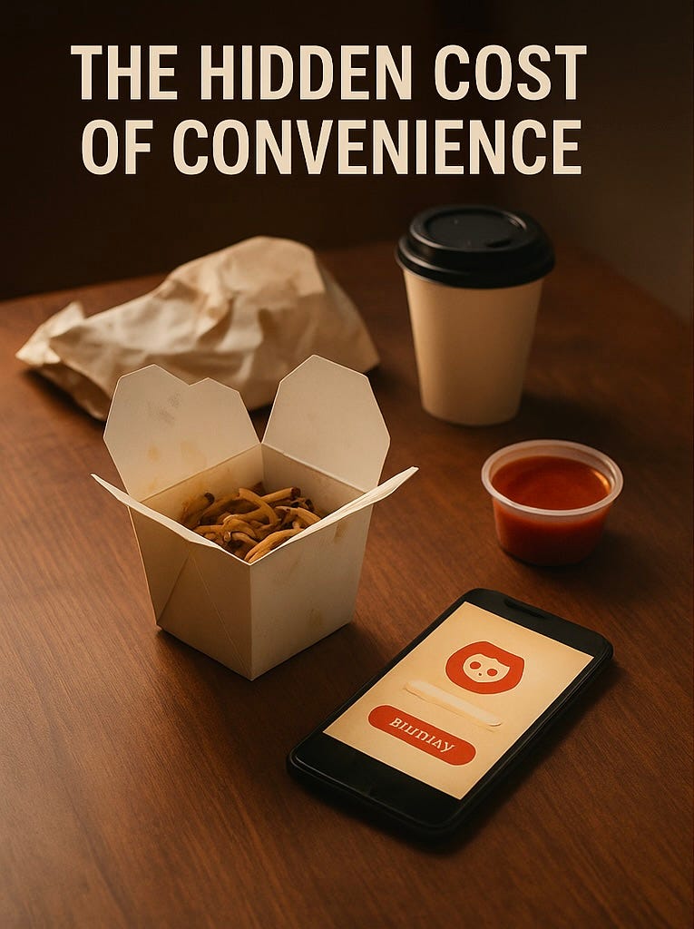 The Hidden Cost of Convenience: How Easy Living Quietly Shapes Our Lifestyle | by Parv Gera | Medium