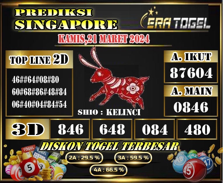 ANGKA JITU SINGAPORE 21 MARET 2024 ERATOGEL - SHIO TOGEL 2024 - Medium