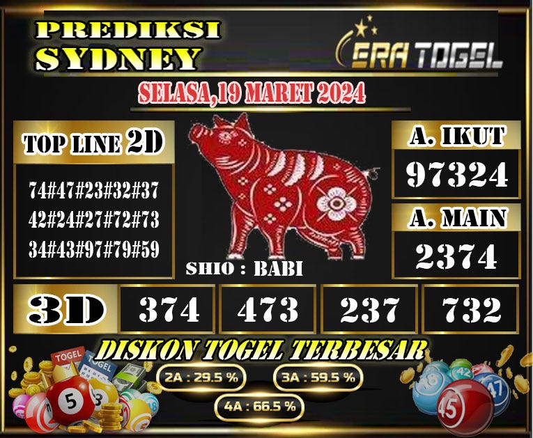 ANGKA JITU SYDNEY 19 MARET 2024 ERATOGEL - SLOT88 - Medium