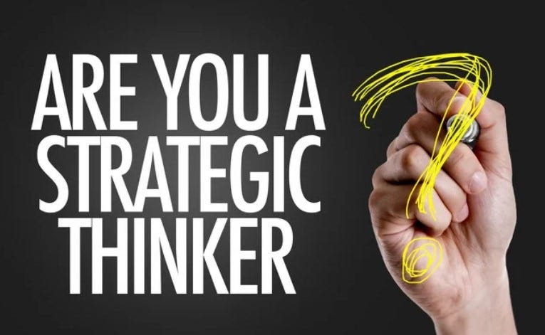 How To Hack Your Life Through Strategic Thinking | by Sam Teeling | Medium