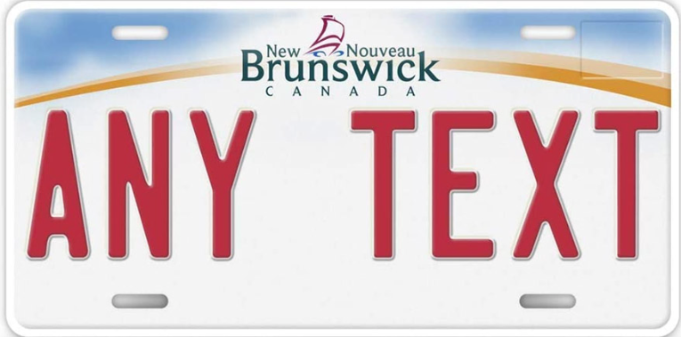 New Brunswick Custom Plate — Nene Solutions - Nenesolutions - Medium