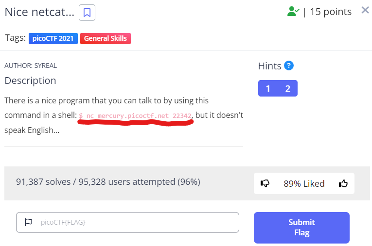 Nice netcat - Leo - Medium