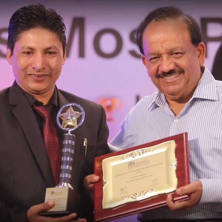 Dr. Nasir Mughees Physiotherapy & Rehabilitation | Awarded By Dr. Harsh ...
