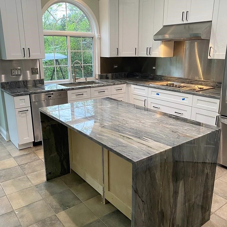 Waterfall Island Kitchen Ideas That Redefine Luxury | by Karolskitchen ...