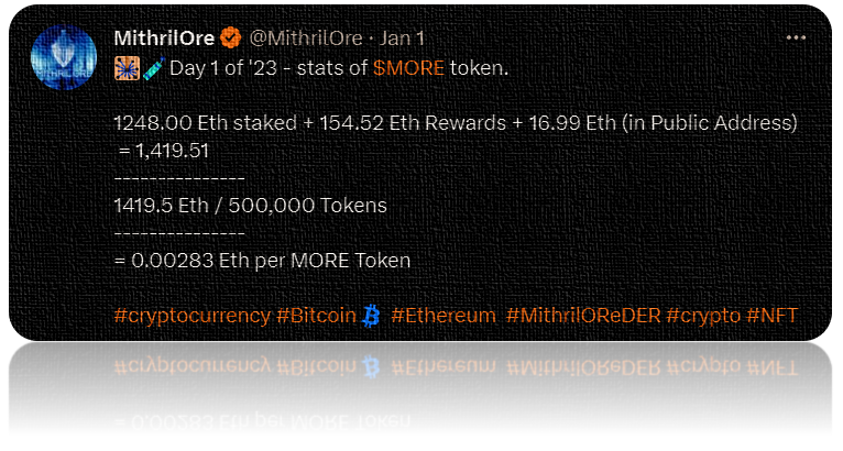 2022 — Year in Review. Staking Manifested. | by MORE Mithril Ore Token ...