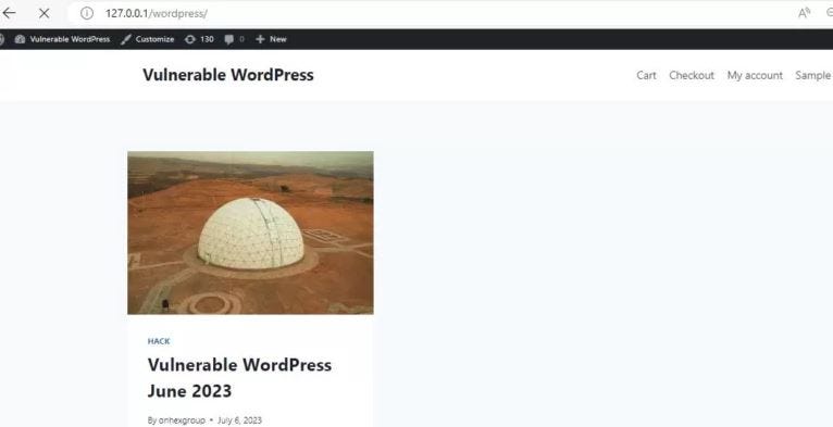 Vulnerable WordPress June 2023 (Maragheh observatory) | by Onhexgroup ...
