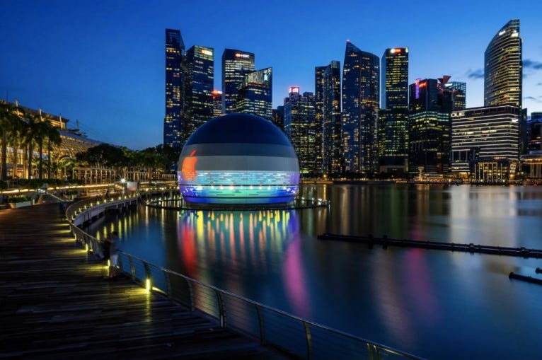 Meet the Apple Marina Bay Sands. Apple has the bad habit of surprising ...