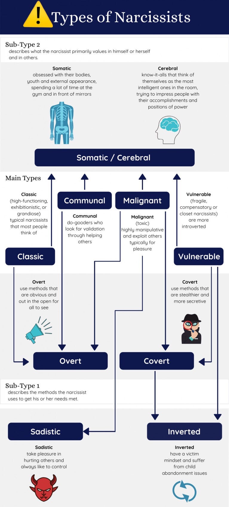 LOOK AT ME — THE SAGA OF A VULNERABLE SOMATIC FEMALE NARCISSIST | by Tim J B | Medium