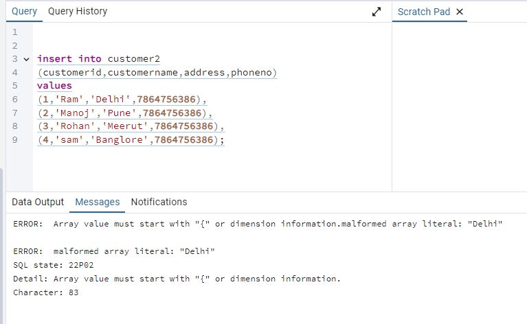 Error Value Too Long For Type Character Varying 1 Integer Out Of Range By Saumya Jain Medium
