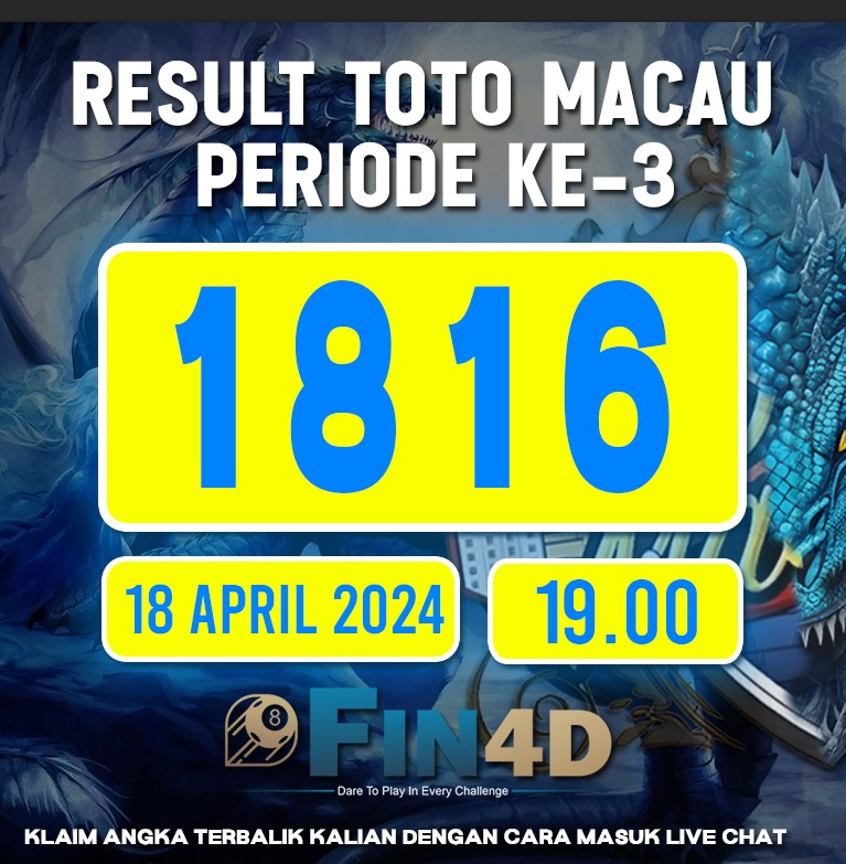 SAH DI ANGKA 1 8 1 6 data macau, keluaran macau, resut macau, hasil ...