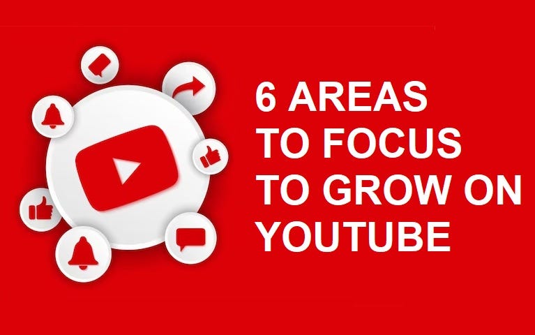 6 Areas You Need To Focus On To Get Successful On YouTube | by Manish ...