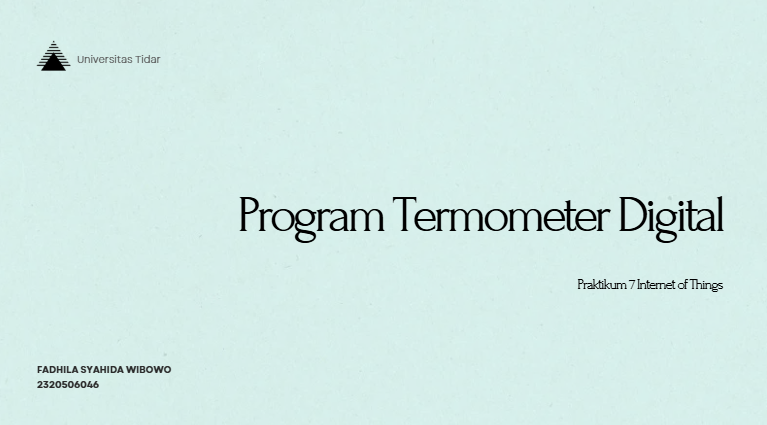 Program Termometer Digital. Program Termometer Digital merupakan… | by ...