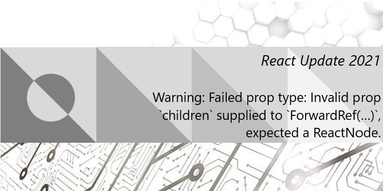 Warning: Failed prop type: Invalid prop `children` supplied to ... Warning: Failed prop type: Invalid prop `children` supplied to ...