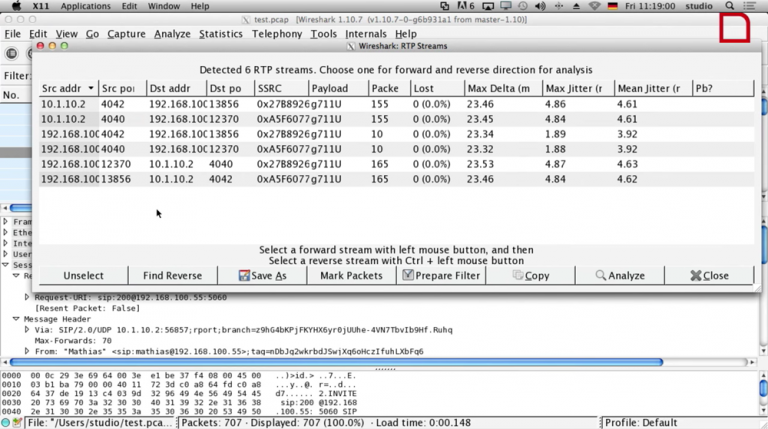Asterisk Tutorial 40 — Rtp Audio Debug And Wireshark By Pascom Medium
