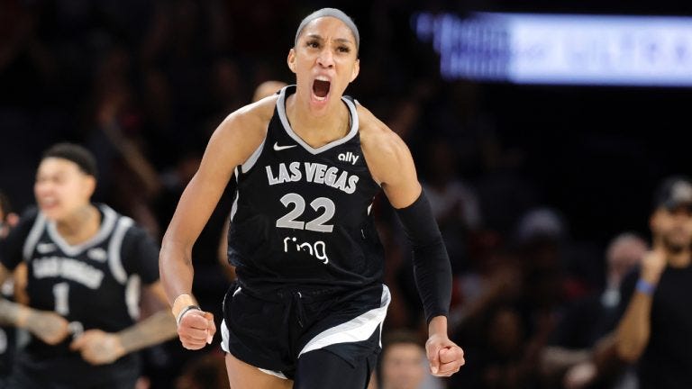 Aja Wilson Makes History Becoming the First Player in WNBA History to ...