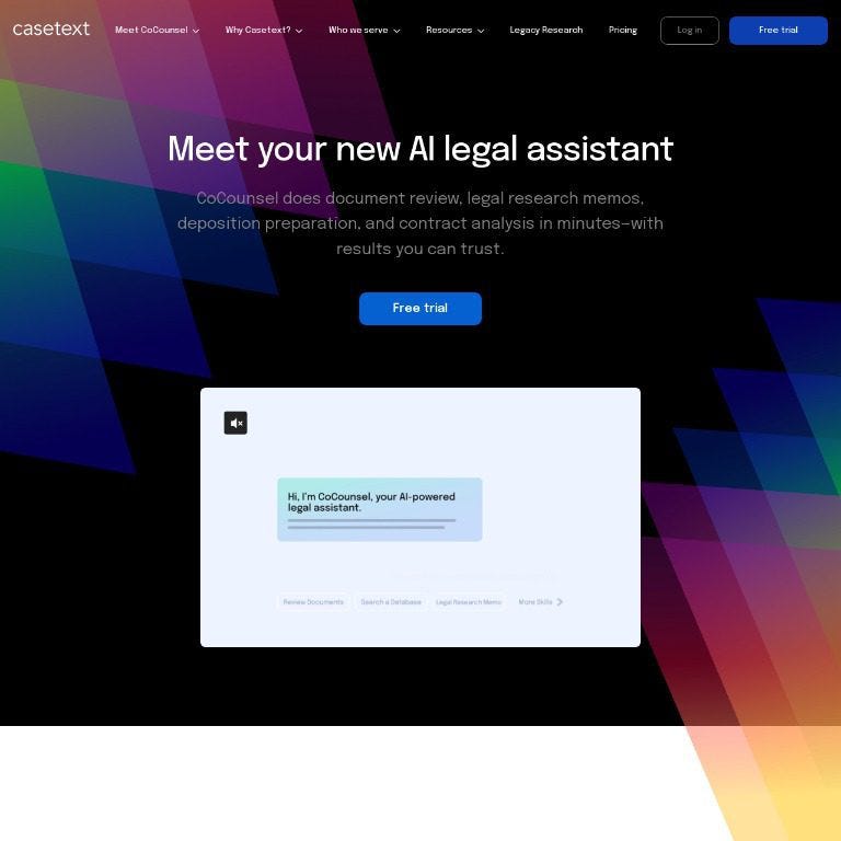 Casetext — CoCounsel | by Futureailist | Oct, 2023 | Medium