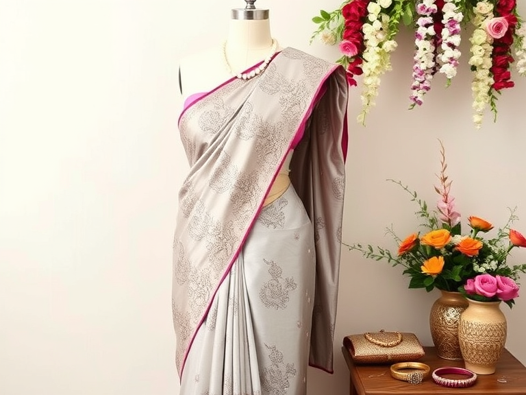 Timeless Elegance: Why Silver Sarees Are the Perfect Choice for Any ...