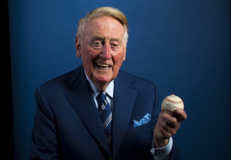 The Thing About Vin. Thank you, dear Vin Scully. Your gift… | by The ...