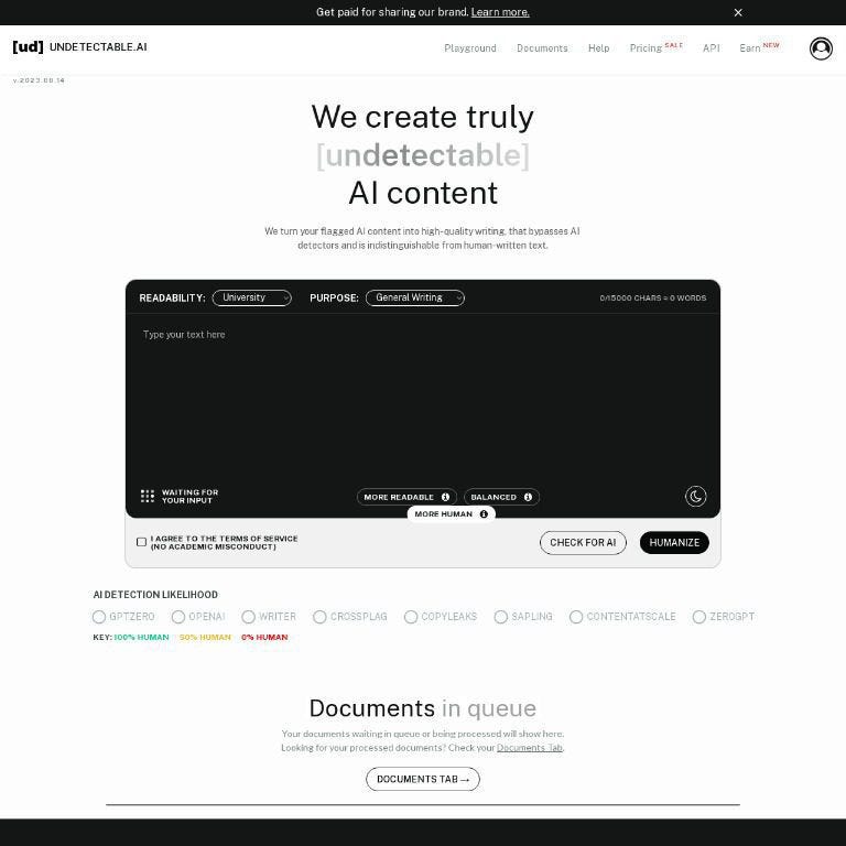 Undetectable.ai | by Futureailist | Oct, 2023 | Medium