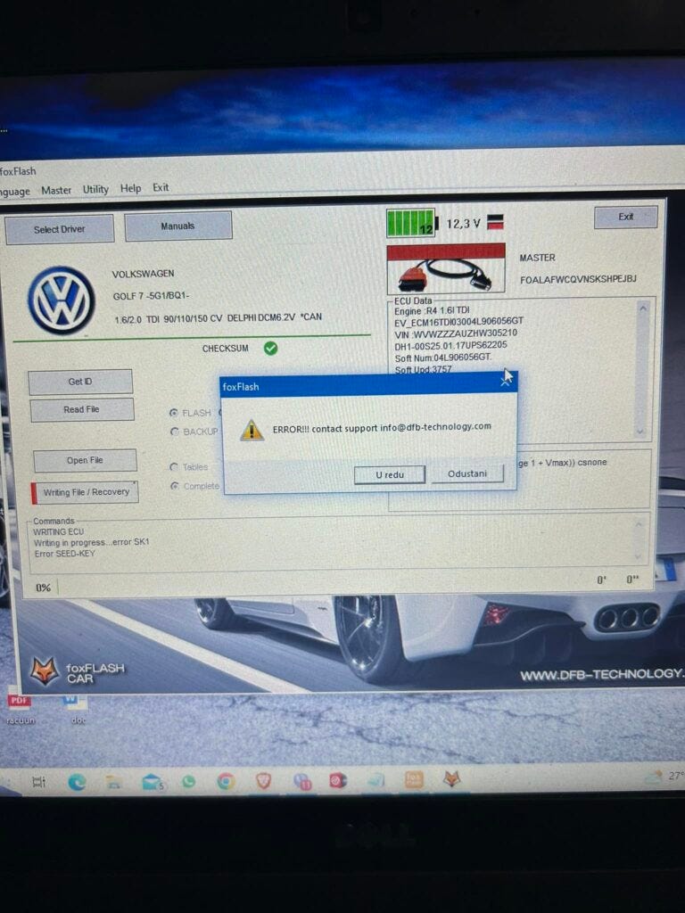 Foxflash OBD Error- SEED Key Solution - Evelyn - Medium