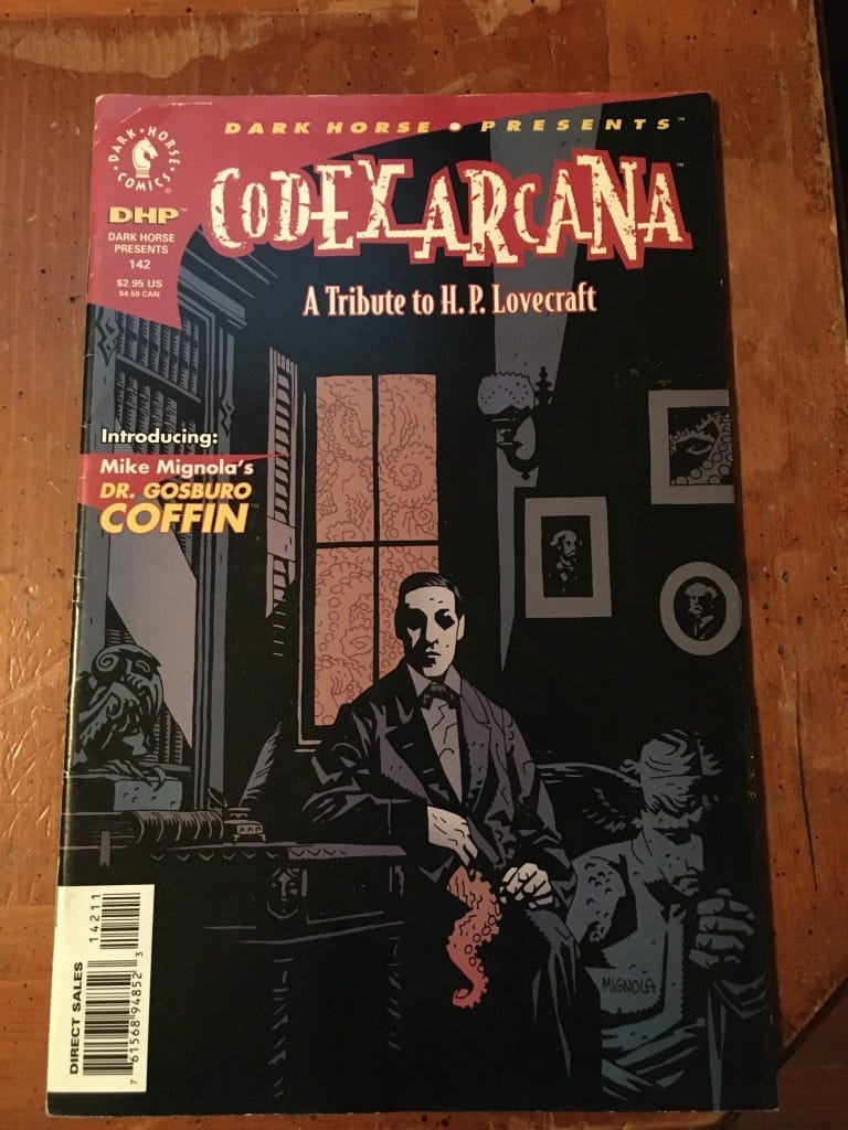Codex Arcana — A Tribute to H.P. Lovecraft By Mike Mignola | by Book Wayfarer | Medium